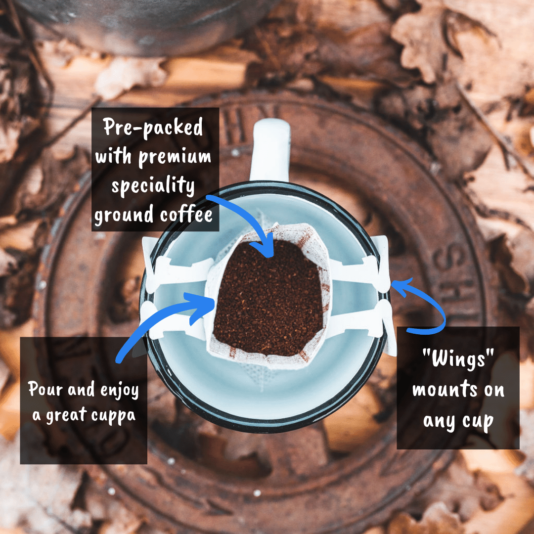 Grounded Drops | The Best Drip Coffee Bags for the On-the-Go Life