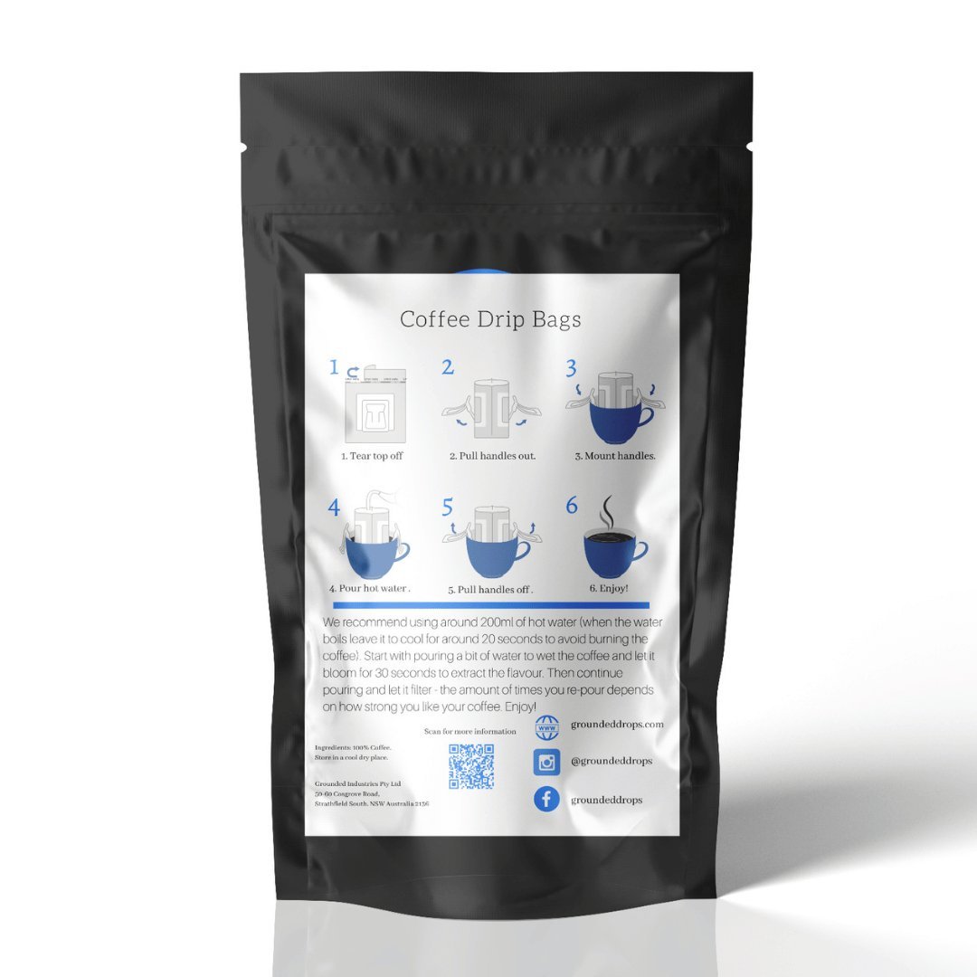 The Sample Box - Drip Coffee Bags | Grounded Drops